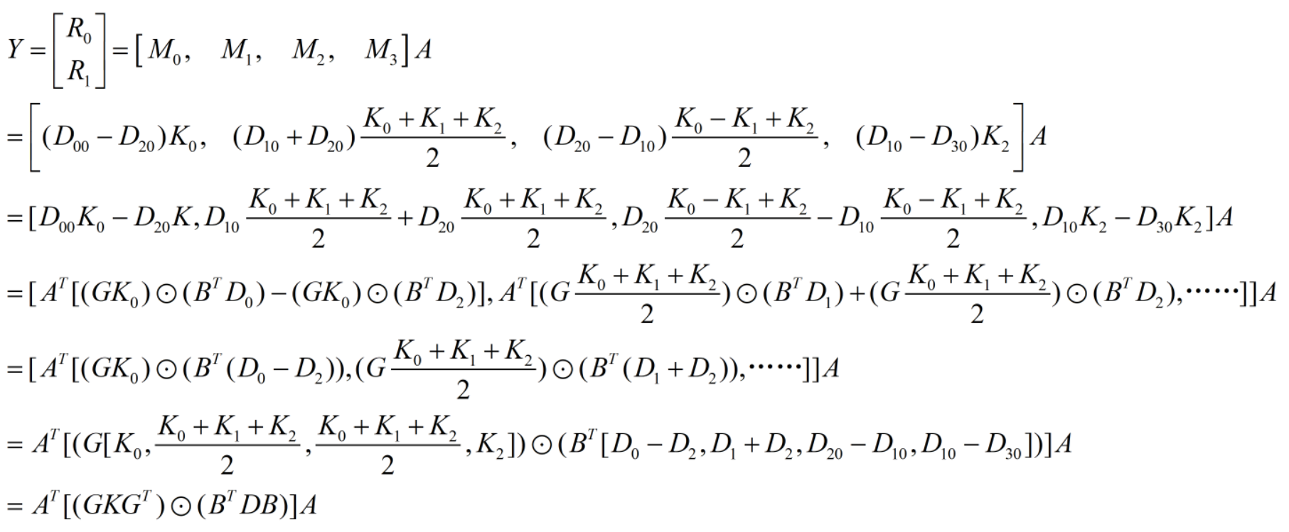 二维Winograd算法-CSDN博客