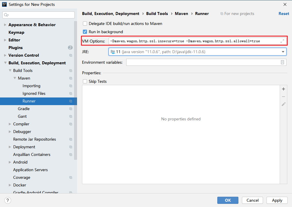 第一次创建Maven项目报错:Could not transfer artifact org.apache.maven.plugins:maven-clean-plugin:pom:2.5 ...