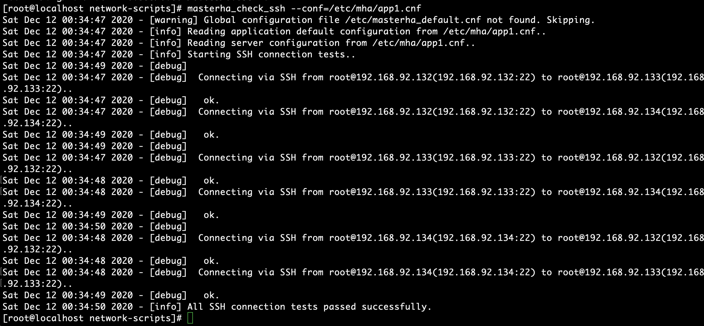mysql + MHA + centos7 高可用配置搭建_centos7系统mysql+mha-CSDN博客