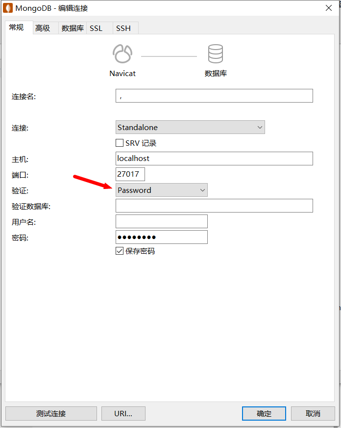 【完结】navcat连接mongodb报错[13][Unauthorized] command listDatabases requires_navicat command ...