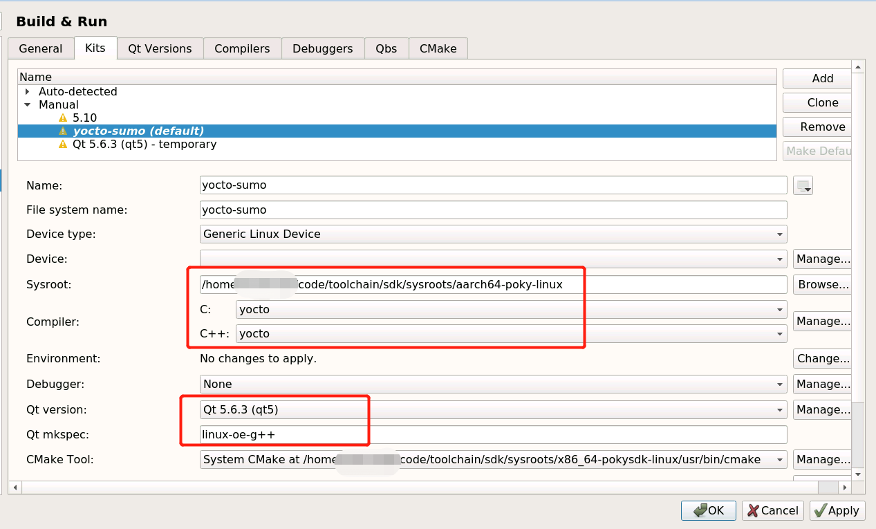 QtCreator导入yocto sdk记录_qtcreator: relocation error-CSDN博客