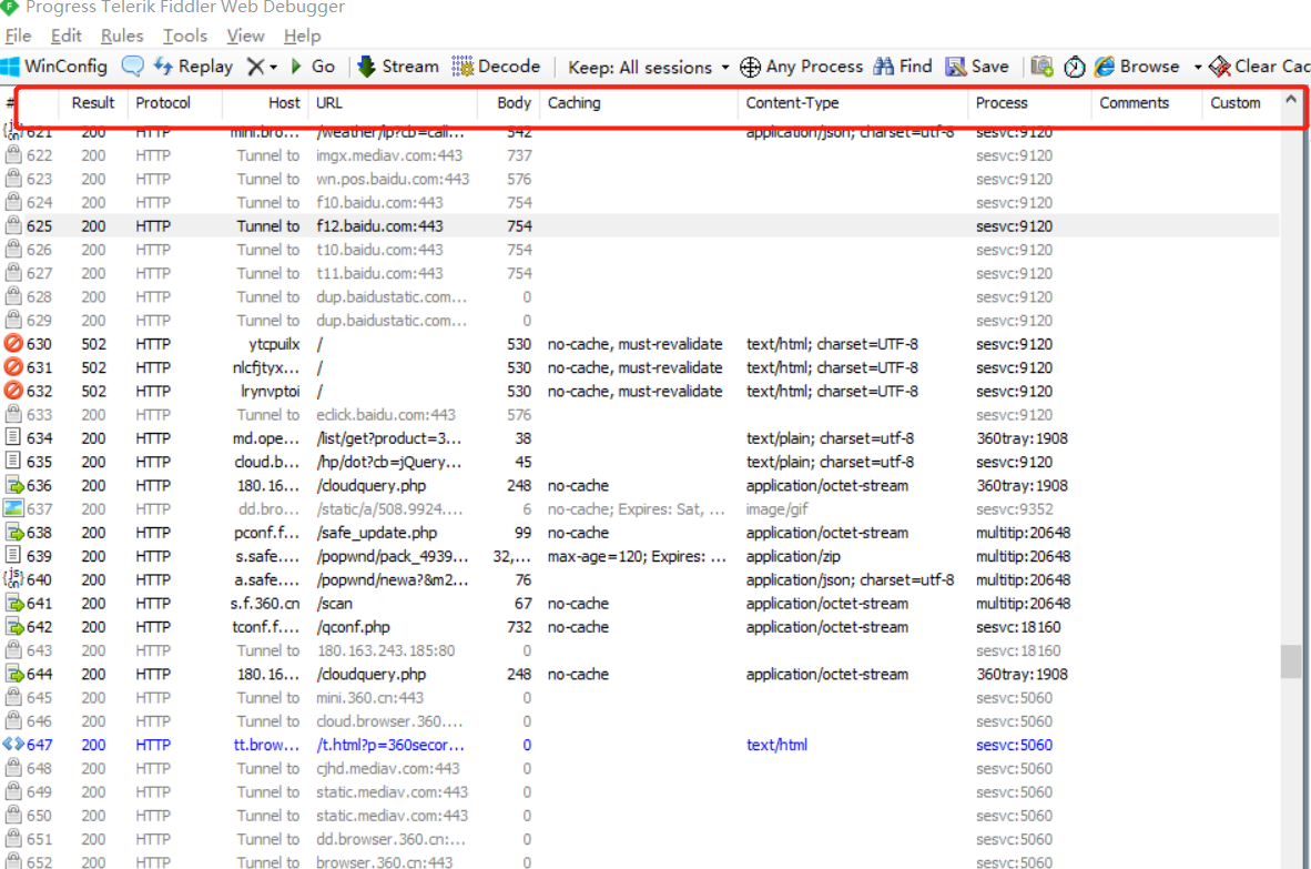 fiddler页面简单介绍_fiddler显示文件格式txt、json、mp4等-CSDN博客