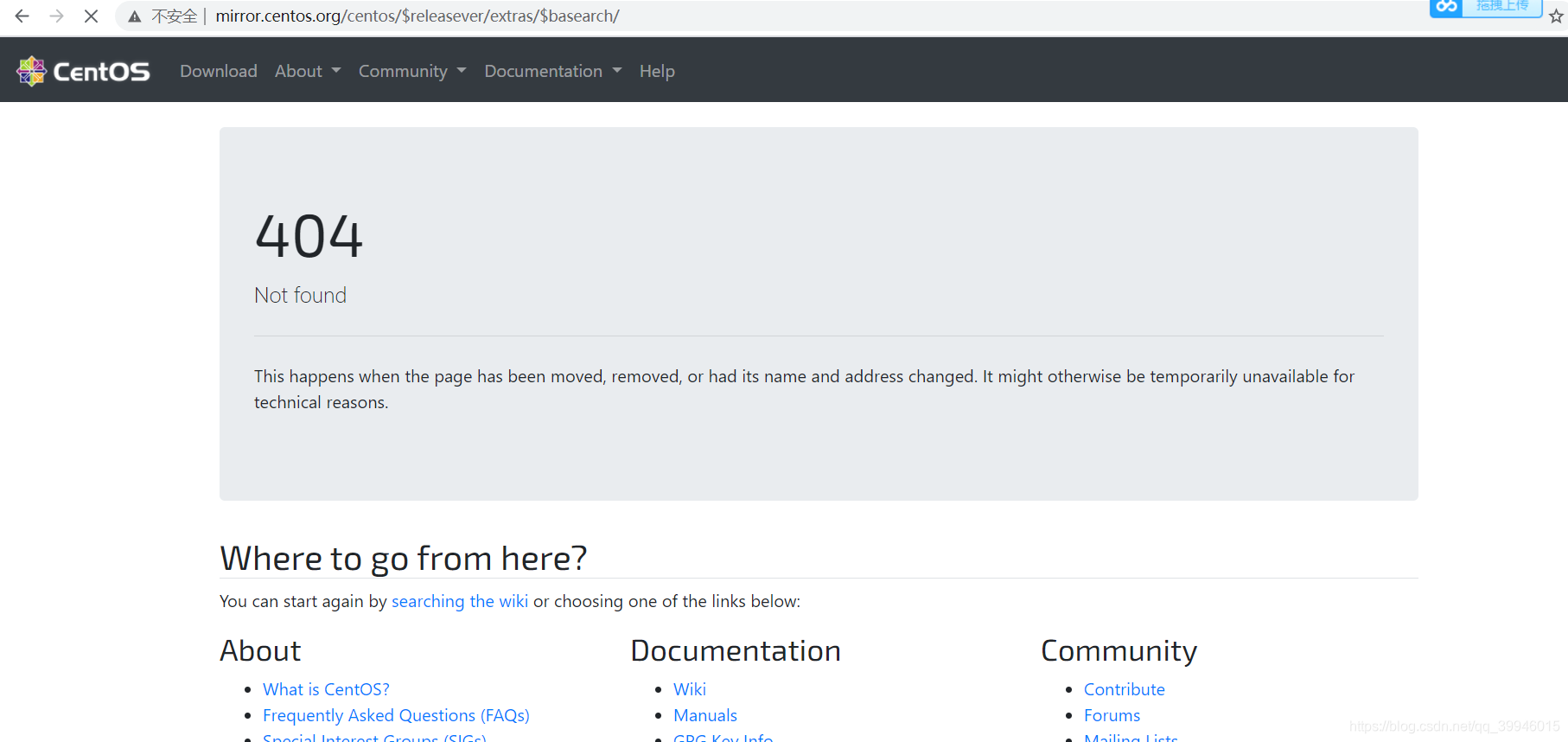 Yumrepo Error All Mirror Urls Are Not Using Ftp S Or Filesetting Up Install Process