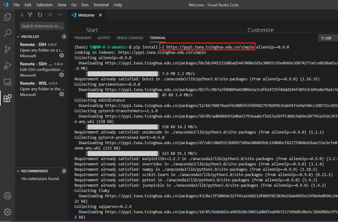 python：解决pip install下载安装库非常慢的问题_allennlp安装慢-CSDN博客
