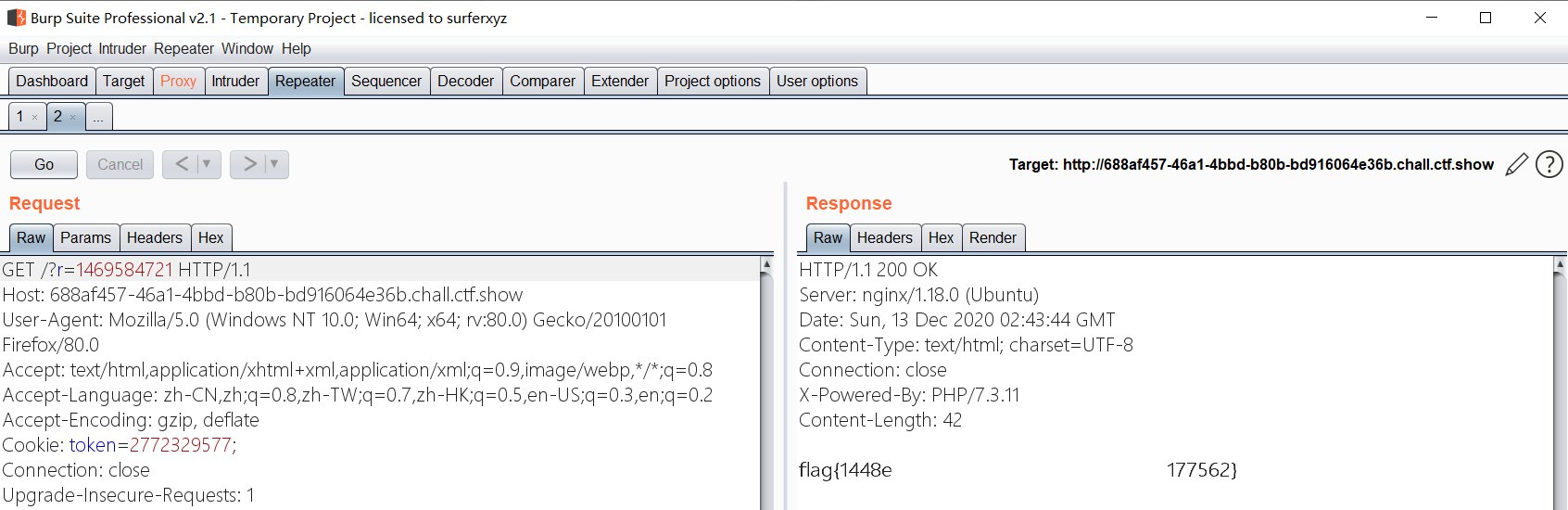 CTFshow-web入门爆破（21-28）_用burp自带解密发现账户名和密码之间用冒号隔开了-CSDN博客