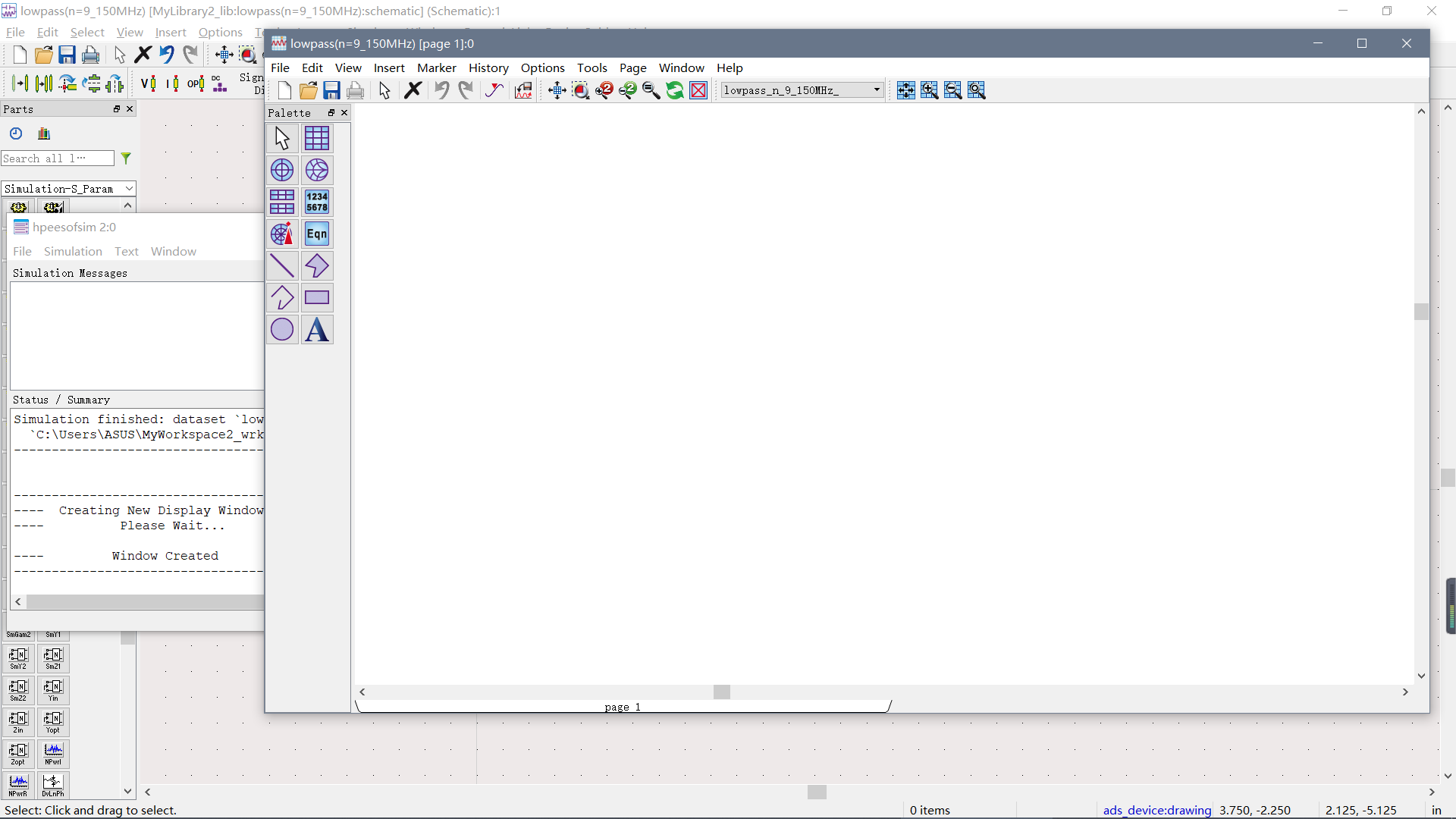 ADS学习笔记—3.仿真实例-CSDN博客