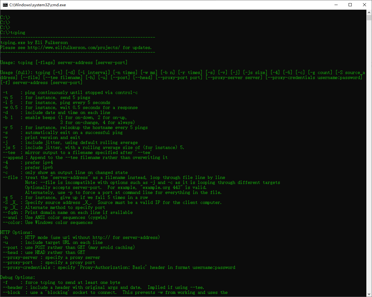 Windows tcping 工具_tcping工具下载-CSDN博客
