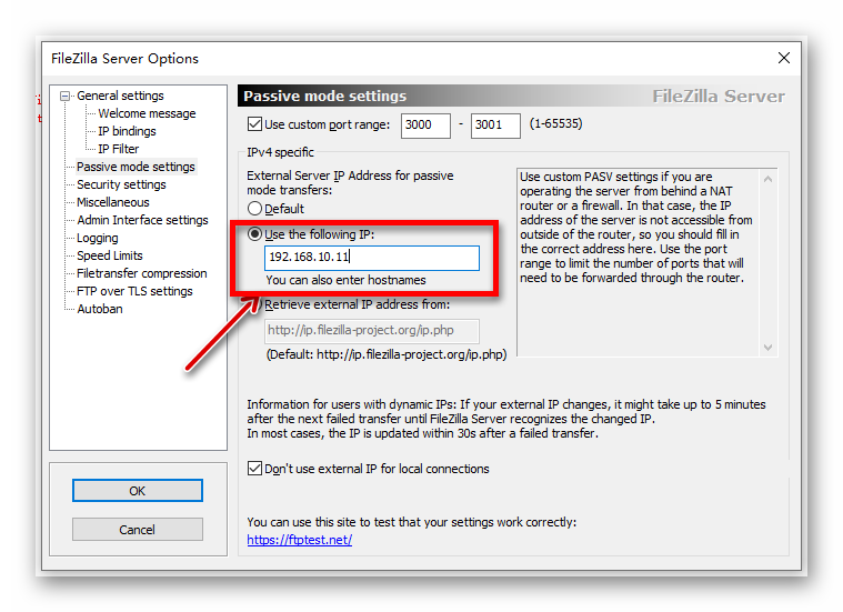 使用Nginx反向代理 filezilla ftp服务，配置PASV 解决ftp 227错误_filezilla server linux-CSDN博客