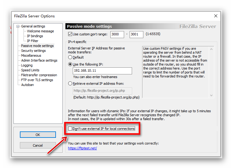 使用Nginx反向代理 filezilla ftp服务，配置PASV 解决ftp 227错误_filezilla server linux-CSDN博客