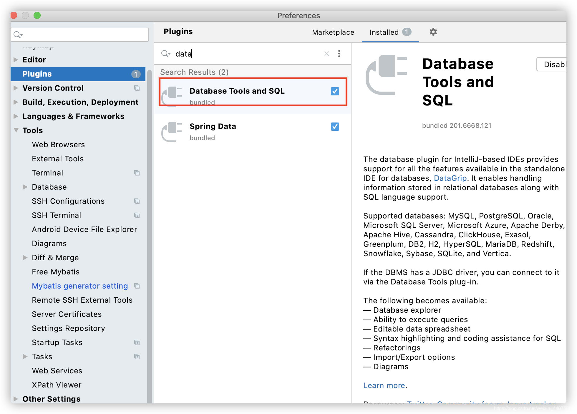 Idea Mybatis Generator插件配合database实现逆向工程idea Database Mybatis Generator Csdn博客