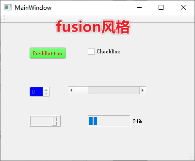 Qt 界面风格 QStyleFactory::create(“fusion“)-CSDN博客