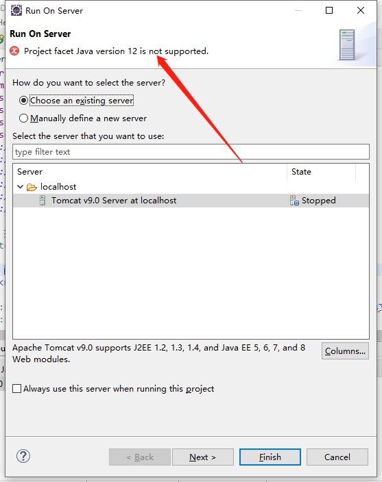 Project facet Java version 12 is not supported._project facet java version 19 is not support-CSDN博客