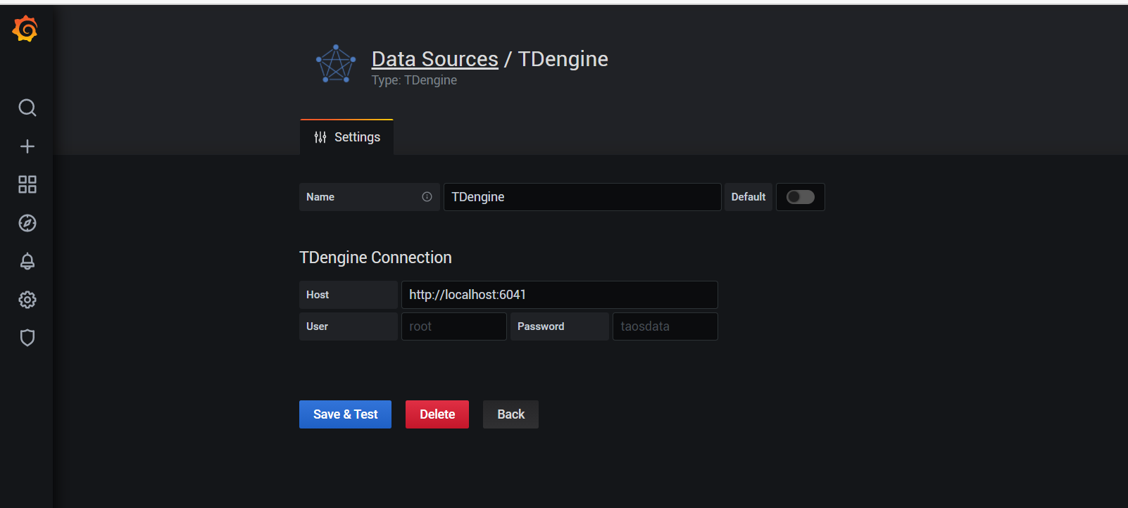 grafana+TDengine实现物联网采集数据图表显示_grafana tdengine-CSDN博客