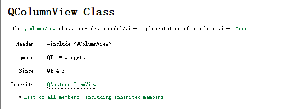 QT基础知识（九）列表控件QColumnView-CSDN博客