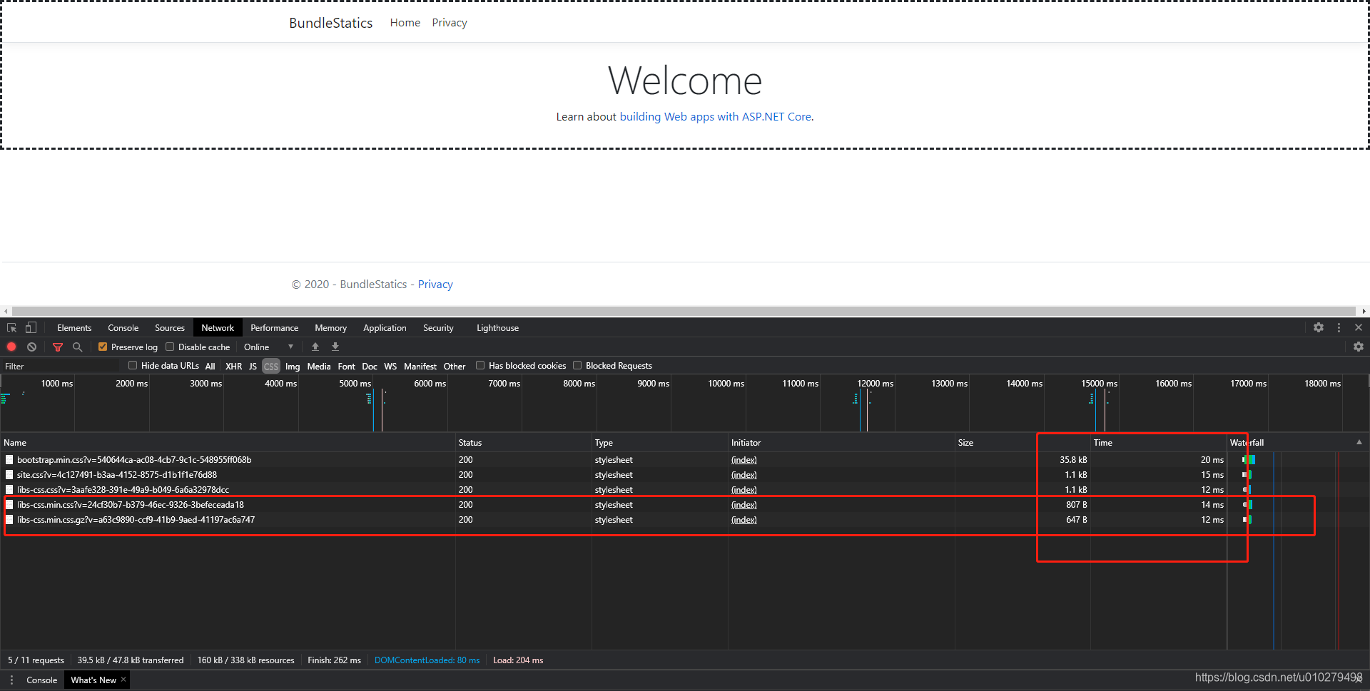 Asp Core 捆绑包,压缩文件和gzip Css和javascript文件 Netcore Gzip Csdn博客