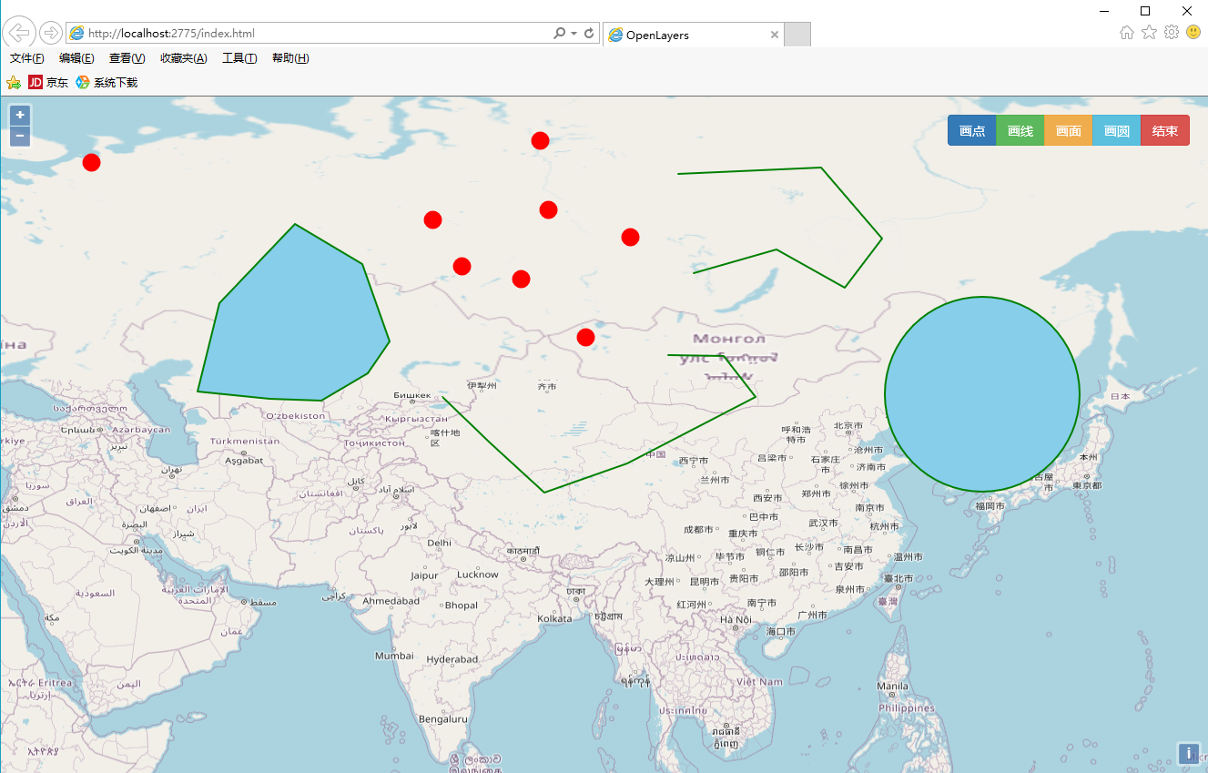 OpenLayers基础教程——地图交互之绘制图形_openlayers绘制态势图-CSDN博客
