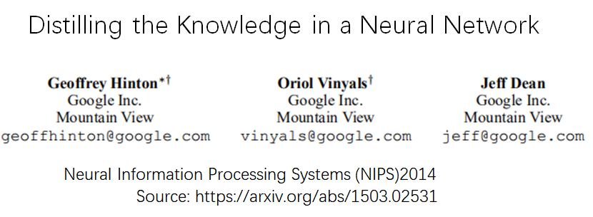知识蒸馏：从神经网络中蒸馏知识 Distilling the Knowledge in a Neural Network-CSDN博客