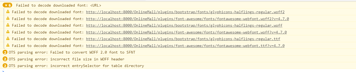 SpringBoot项目引入字体库Font报错，不能显示。Failed to decode downloaded font，OTS parsing error_spring在resource ...