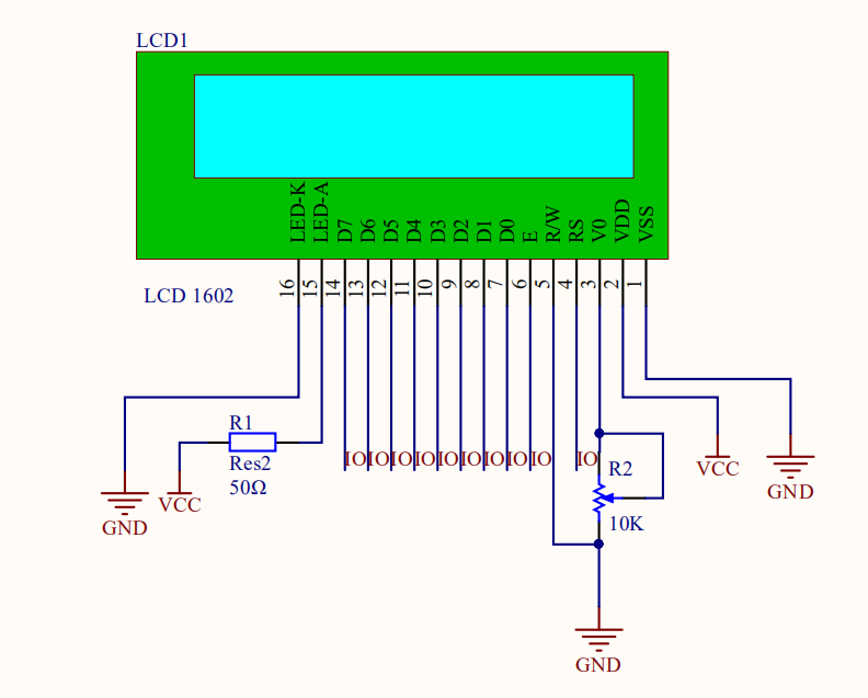 51单片机使用 8线/4线/PCF8574(I2C) 驱动 LCD1602_pcf8574驱动1602-CSDN博客