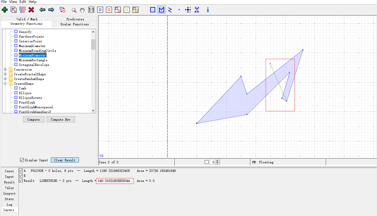 GeoTools使用--计算多边形最小可穿过圆的直径_geotools计算外接矩形-CSDN博客