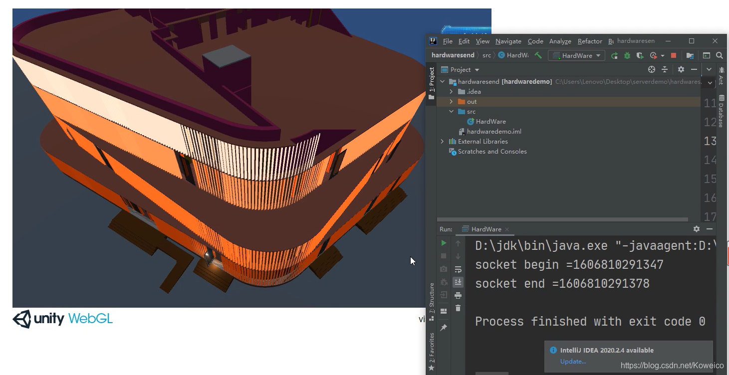 Unity导出的webgl、网页前端、服务端以及硬件四级交互结构的实现(简单3d建模网页端物联网)unity3d导出的webgl如果交互 Csdn博客