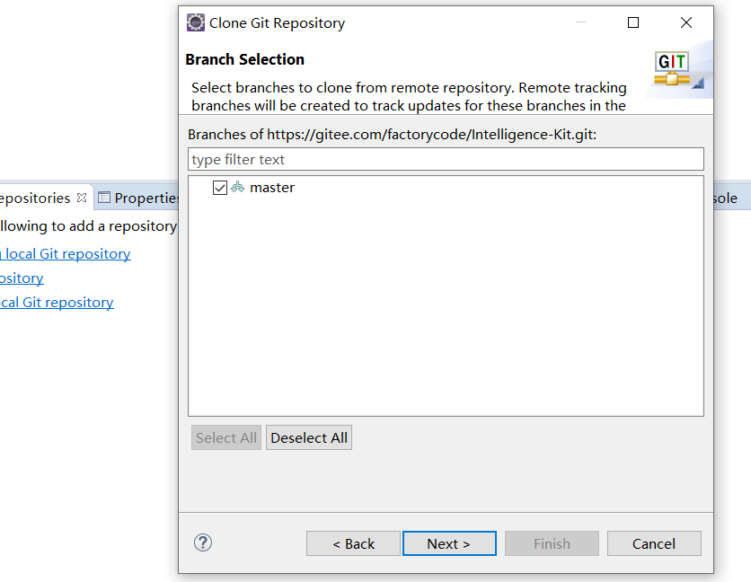 GIT项目Clone到Eclipse工作空间图文详解_eclipse 从git导入项目到工作空间-CSDN博客