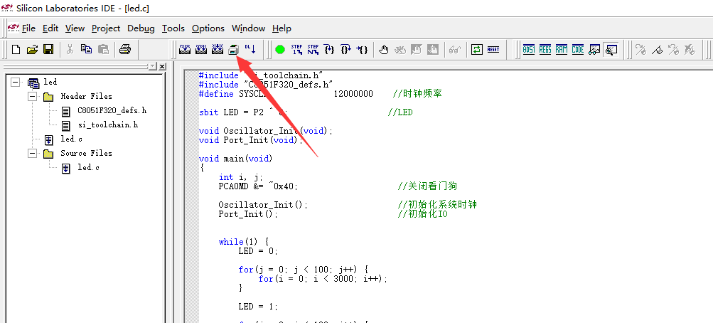 C8051F320 Silicon Labs IDE / Keil µVision / IAR for 8051 开发环境搭建_c8051f ...