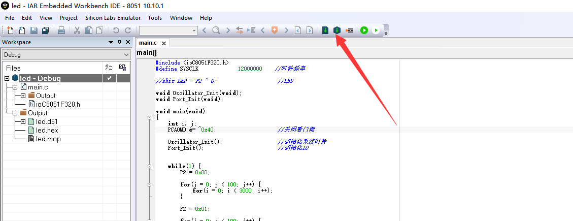C8051F320 Silicon Labs IDE / Keil µVision / IAR for 8051 开发环境搭建_c8051f silicon labs ide-CSDN博客