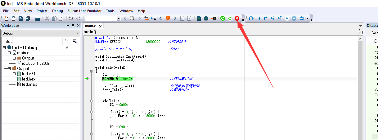 C8051F320 Silicon Labs IDE / Keil µVision / IAR for 8051 开发环境搭建_c8051f ...