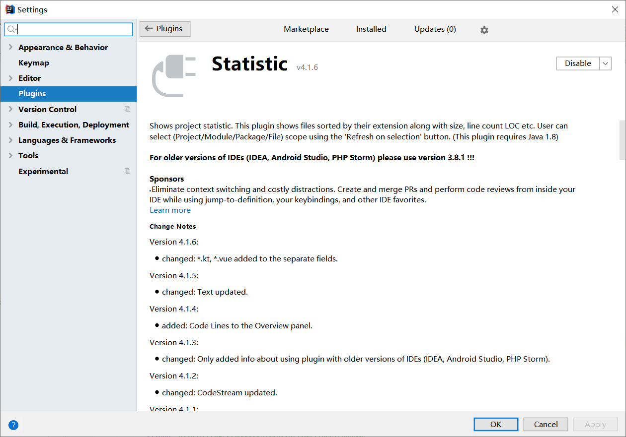 Idea代码注释统计插件statisticidea Statistic 注释统计 Csdn博客 5977