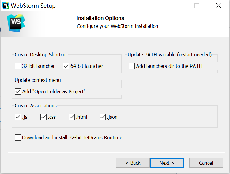WebStorm 2020.3安装配置步骤_webstom update context menu-CSDN博客