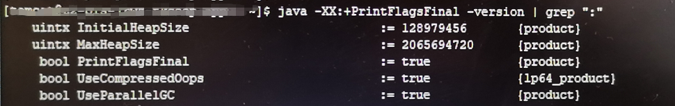 打印JVM所有参数列表的方法 -XX:PrintFlagsFinal、–XX:PrintCommandLineFlags_-xx:+printflagsfinal-CSDN博客