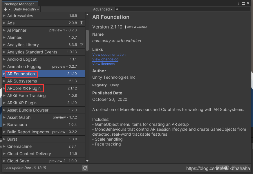 用unity做一个简单(简陋、寒酸)的ar应用 Unity2d可以做ar吗 Csdn博客