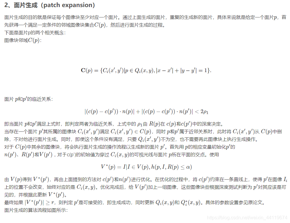 2020 12 16 三维重建(四)pmvs算法 The Patch Based Mvs Algorithmweixin44119674的