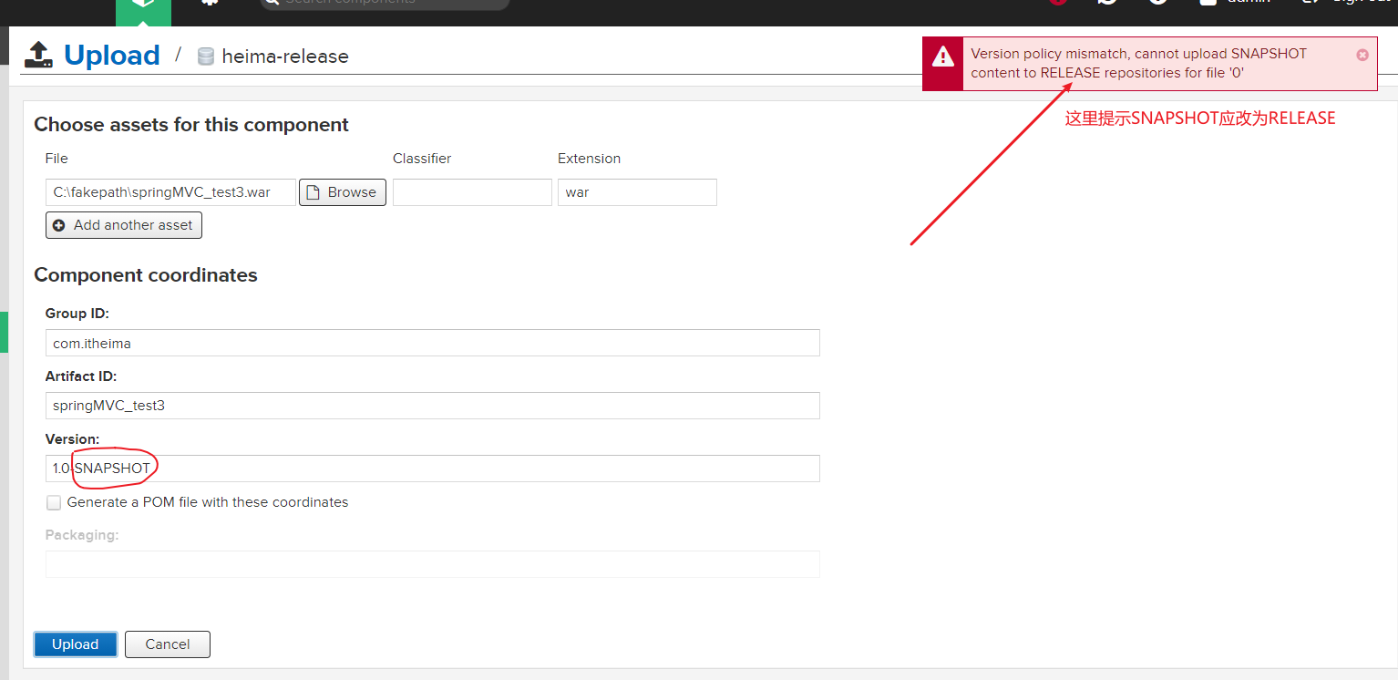 Failed to transfer file http://localhost:8081/repository/heima-release/com/itheima-CSDN博客