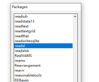 R语言---安装依赖包_readxl包安装-CSDN博客