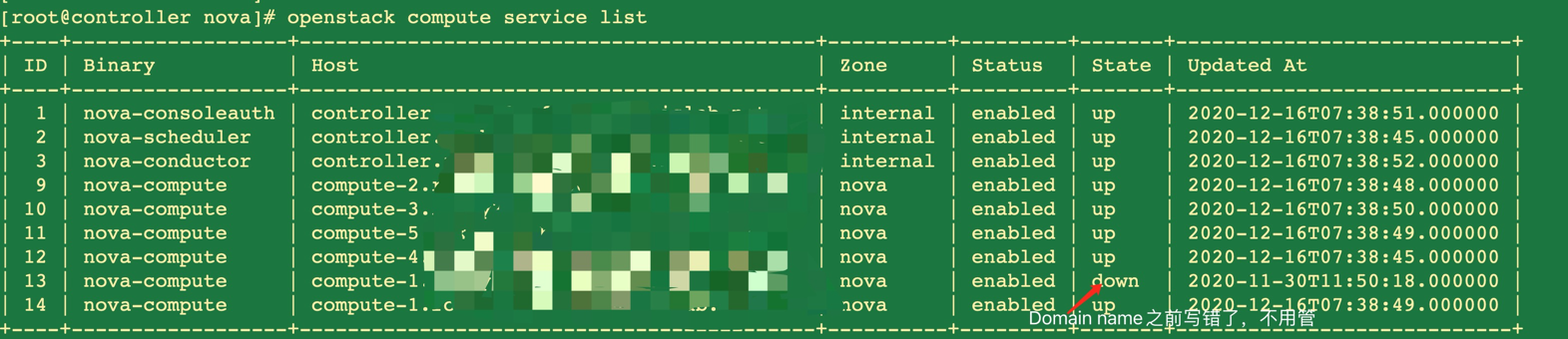 openstack创建实例报错，No valid host was found. There are not enough hosts available._authorization ...