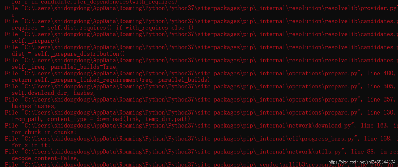 Pip 安装pandas出错pip Default Timeout1000 Install Pandas Csdn博客