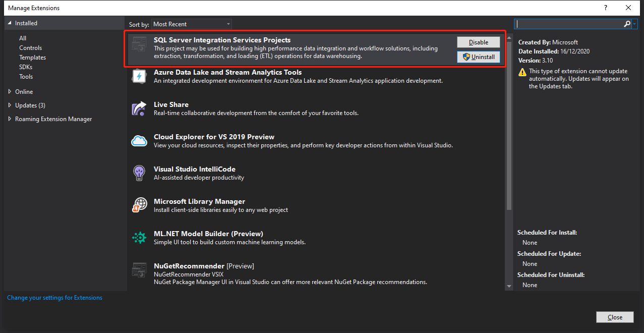 如何在VS2019创建SSIS Package_vs2019 打开dtsx文件-CSDN博客