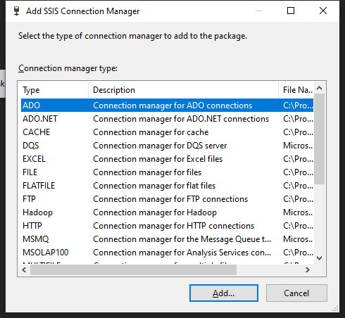 如何在VS2019创建SSIS Package_vs2019 打开dtsx文件-CSDN博客