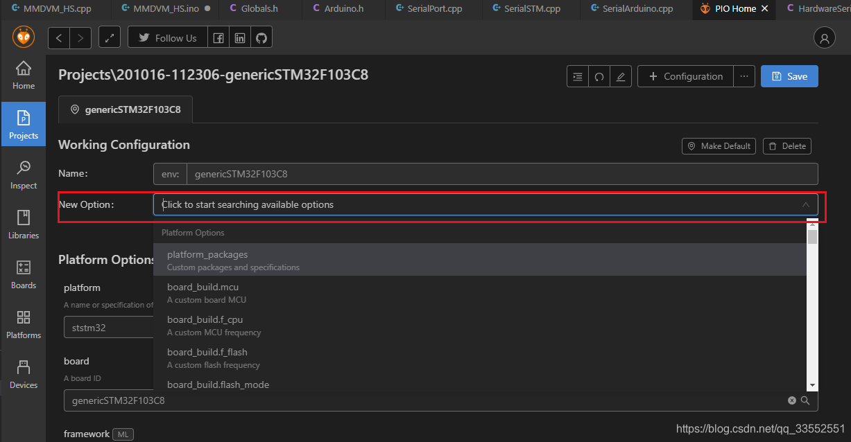 Vscode Platformio Stm32esp32 Arduinoesp32 Platformio Csdn博客