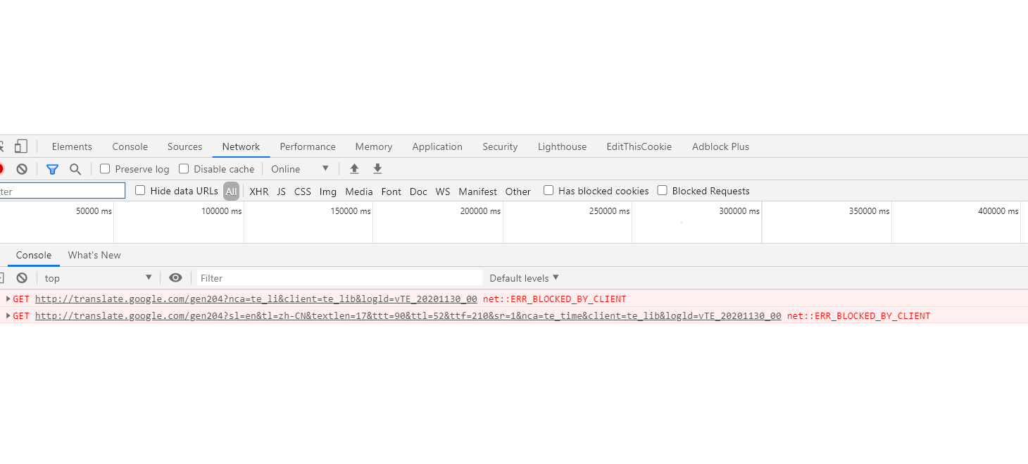 Chrome等浏览器下出现net::ERR_BLOCKED_BY_CLIENT的解决办法_err blocked by client-CSDN博客