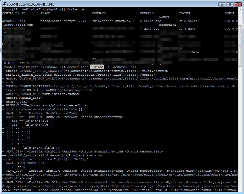 Docker中安装nacos Nacos Docker安装 Csdn博客