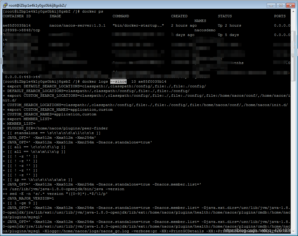 Docker中安装nacos Nacos Docker安装 Csdn博客