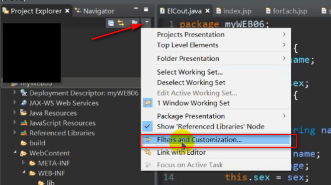 WEB项目jsp使用Java Bean&Eclipse的WEB-INF目录下 没有/不显示 classes文件夹的问题解决_web-inf下没有classes文件夹-CSDN博客