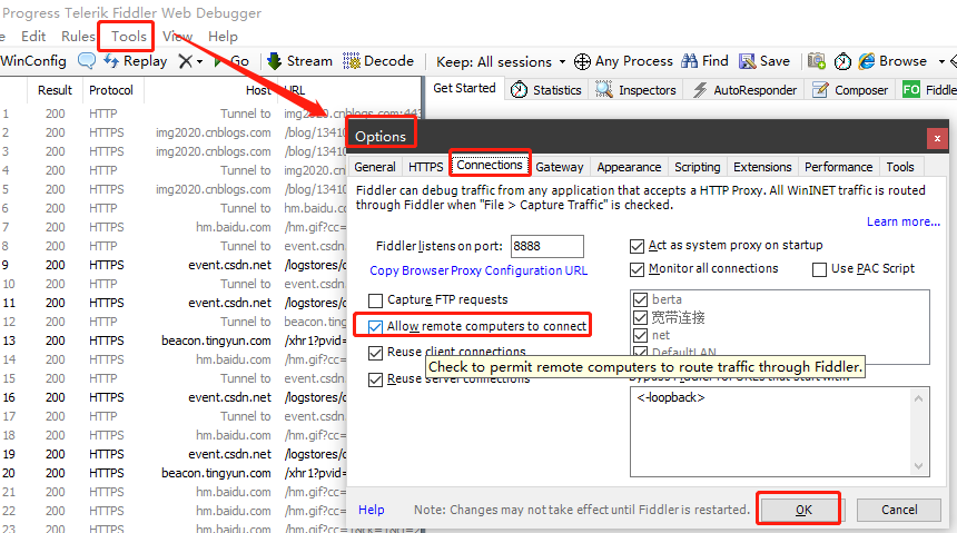 抓包工具-fiddler安装使用与替换js文件_fiddler的js-CSDN博客