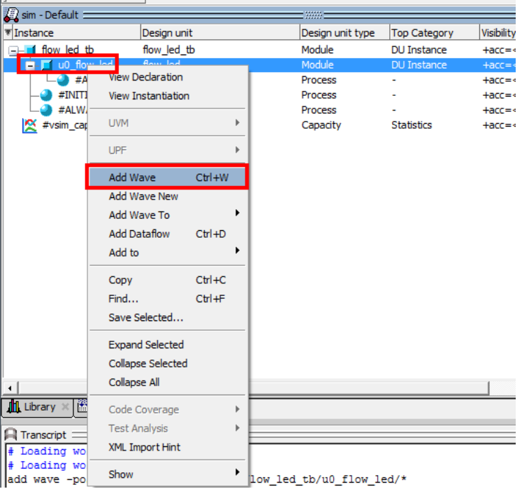 FPGA之Modelsim使用手动仿真篇_modelsim memtor-CSDN博客