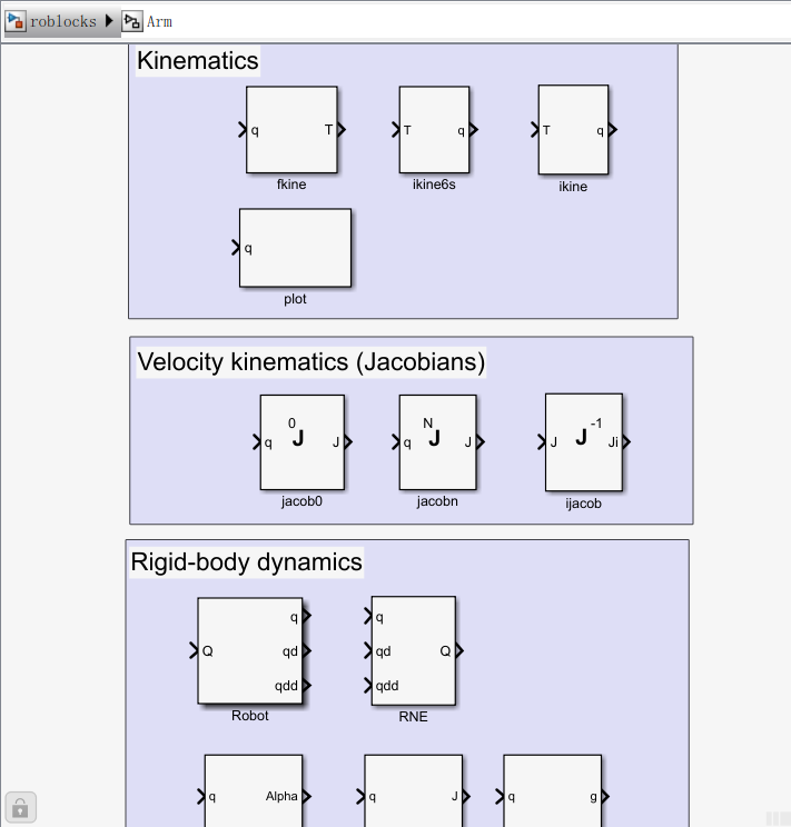 Robotics Toolbox在Simulink中的模块库_robotic tool下载后导入simulink-CSDN博客