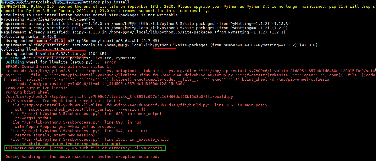 llvmlite安装出现的问题_no module named 'llvmlite.llvmpy-CSDN博客